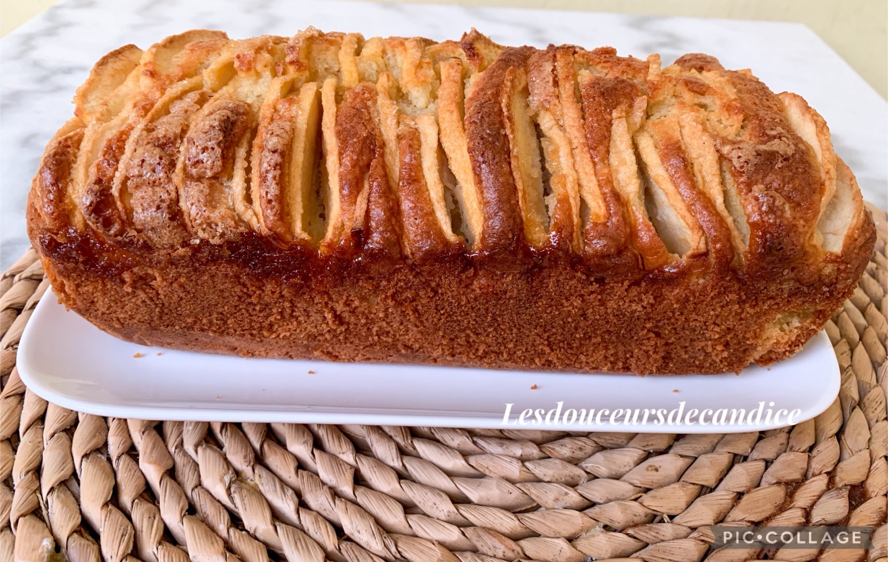 CAKE AUX POMMES AMANDES – Les douceurs de Candice